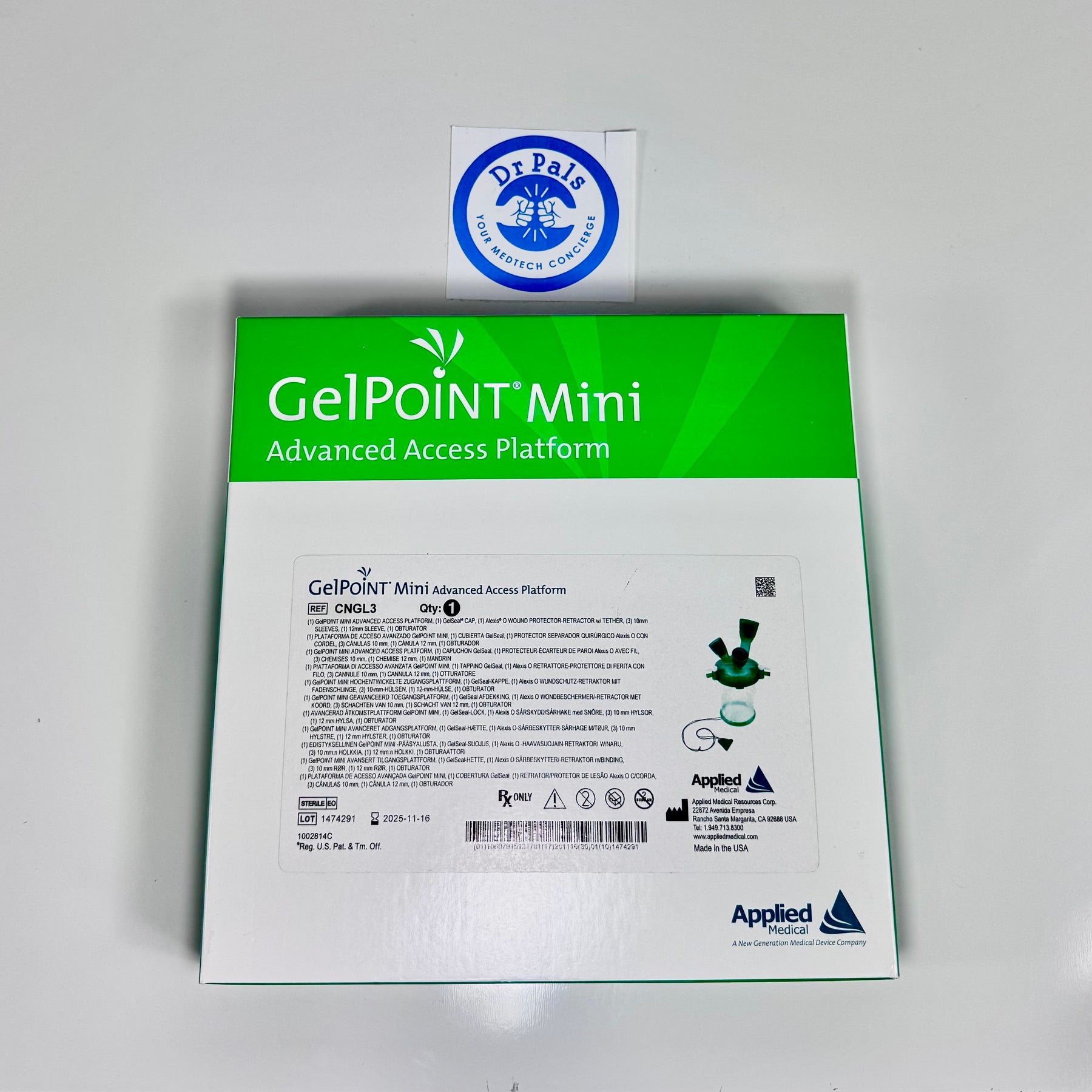 Applied Medical GelPOINT Mini Advanced Access Platform CNGL3 | 2/Box