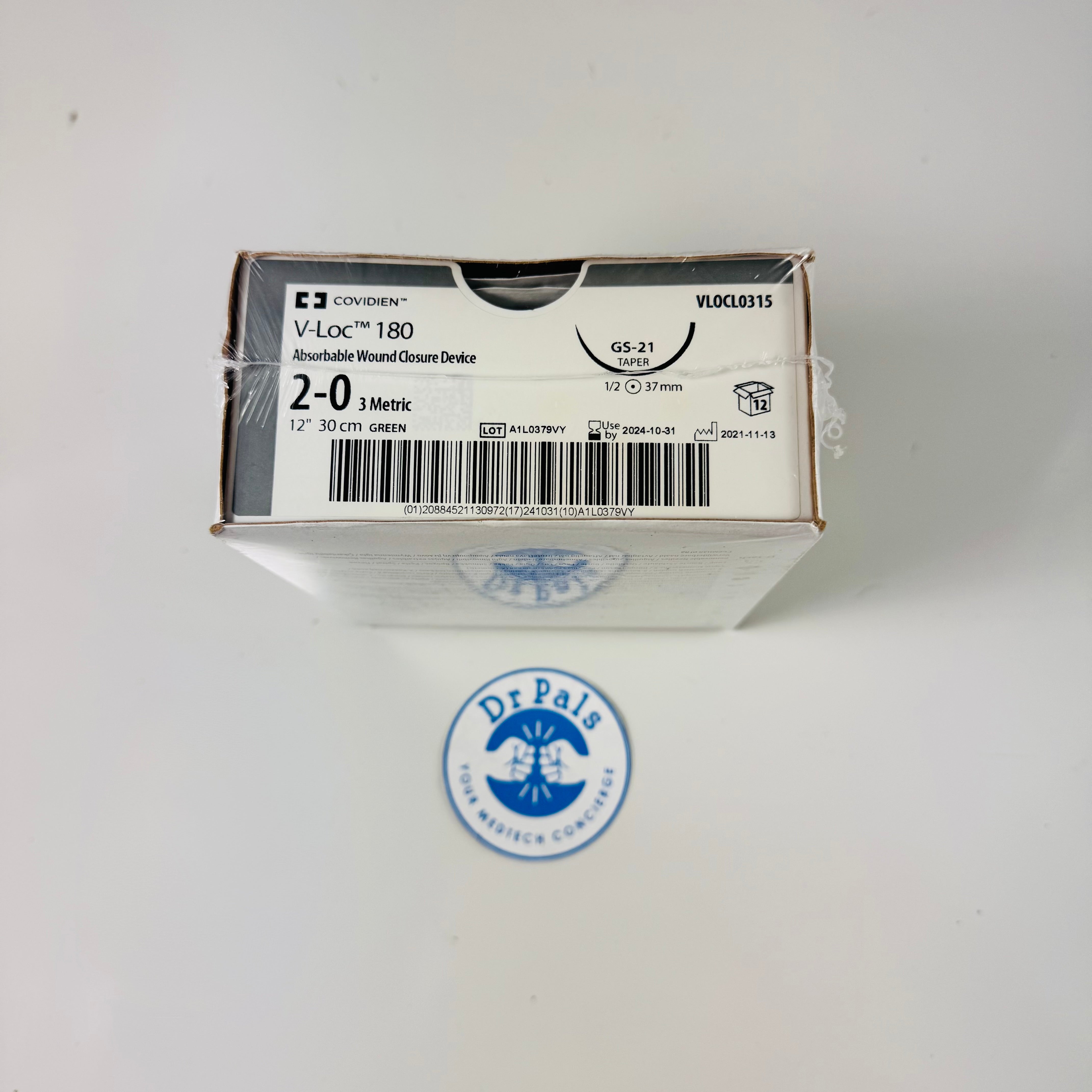 Covidien V-Loc 180 | Absorbable Barbed Suture for Wound Closure OUT OF
